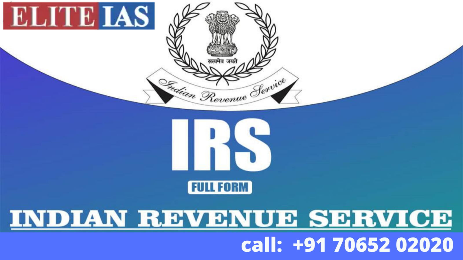IRS Full Form | IRS Officer Salary - Elite IAS Academy